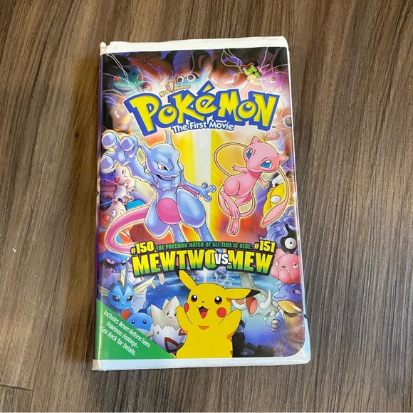 Pokemon | Media | Bundle Of 2 Pokemon Vhs Movies The St Movie Mewtwo Vs ...